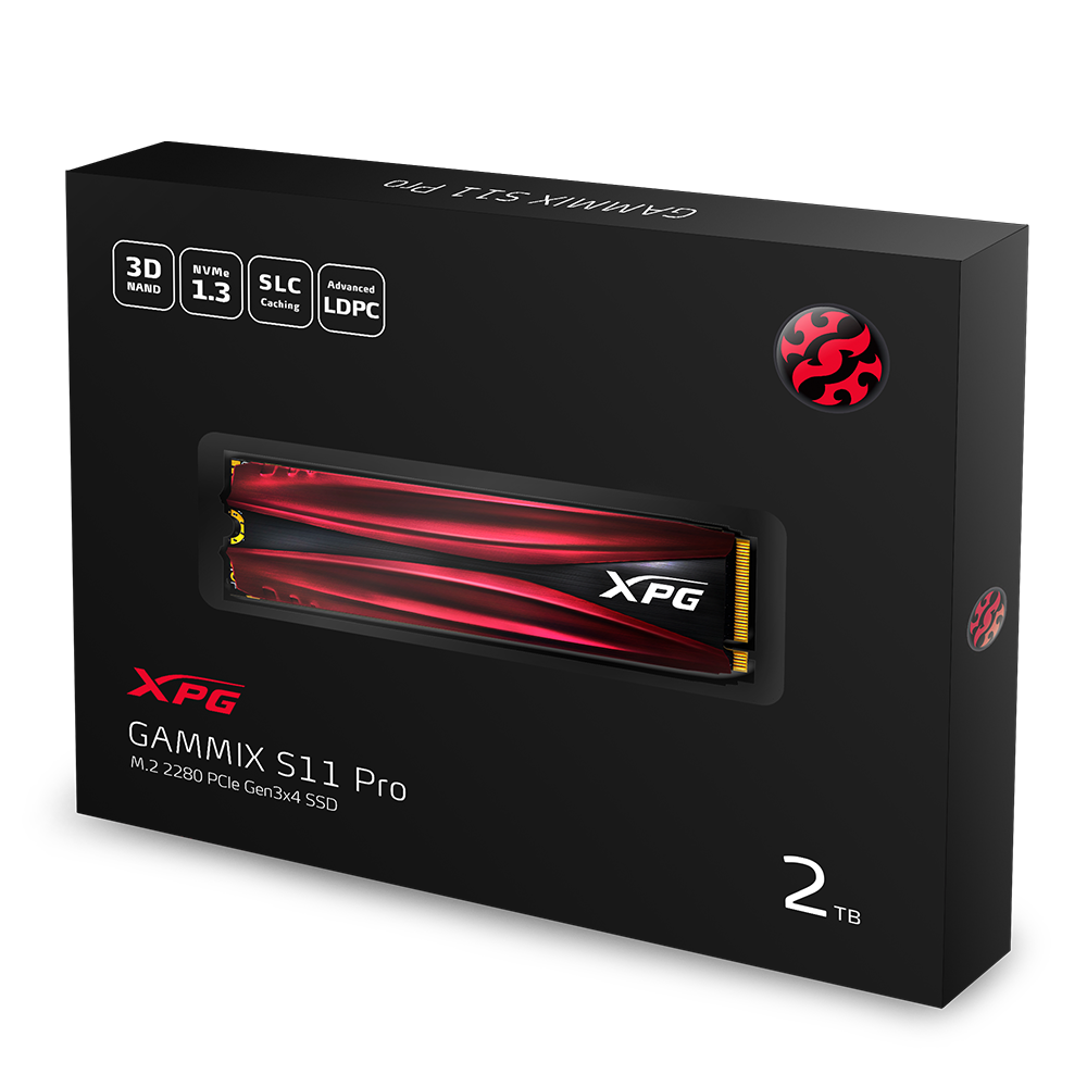 XPG GAMMIX S11 Pro PCIe Gen3x4 M.2 2280 솔리드 스테이트 드라이브 | XPG